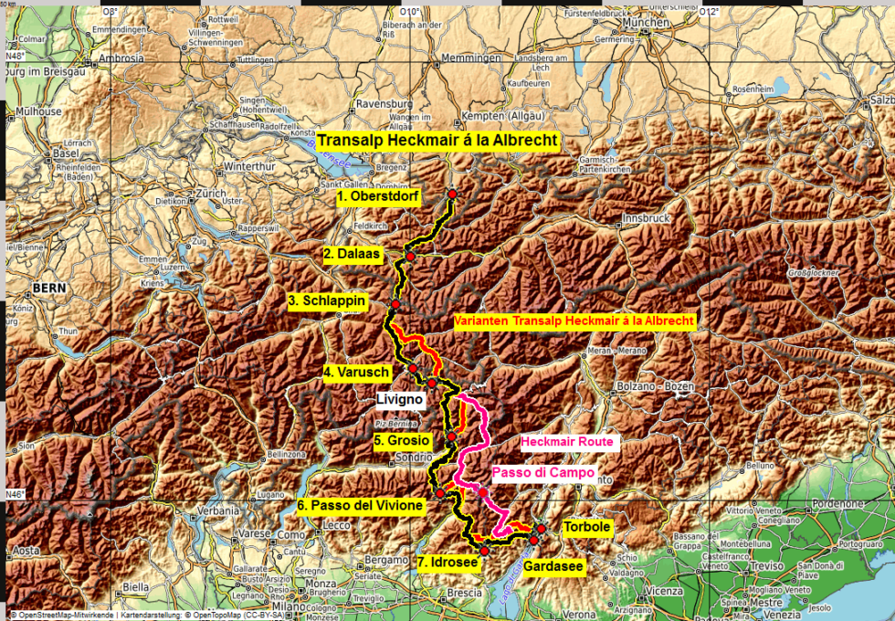 Heckmair à la Albrecht - transalp.info